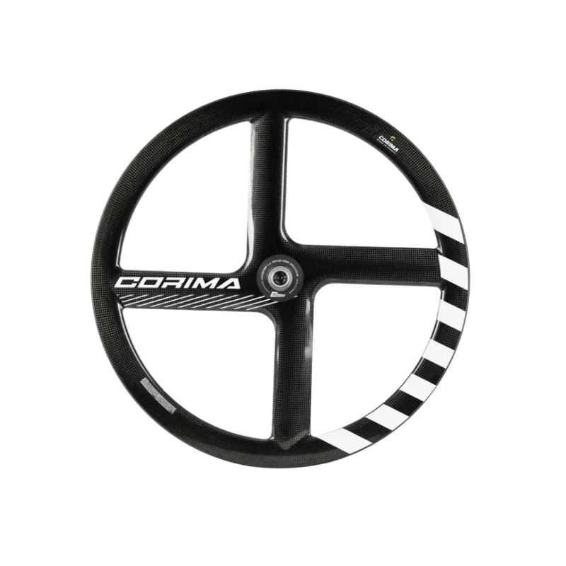 Corima 4 Spoke 47 Mm Pista: Rueda Delantera Tubular Carbono